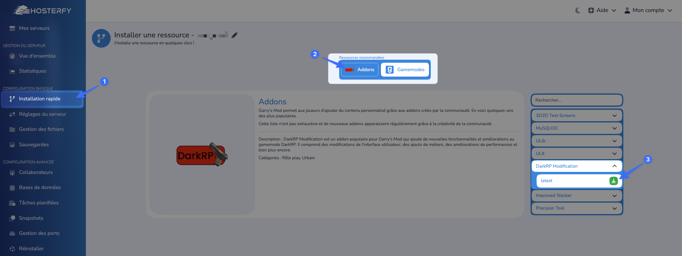 Comment installer DarkRP sur son serveur Gmod ? | Hosterfy